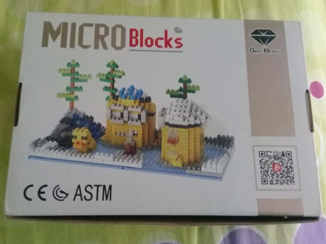 Minions MicroBlocks, Hobbies & Toys, Toys & Games on Carousell