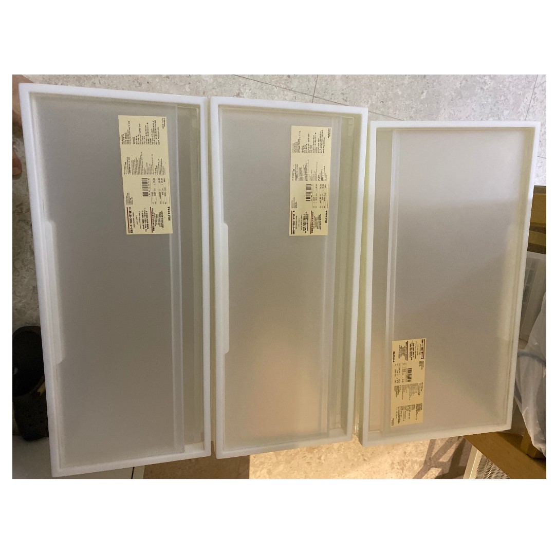 Muji Drawers x 3, Furniture & Home Living, Home Improvement ...