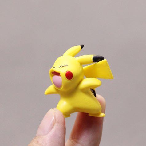 Pikachu Pokemon Pocket Monsters Mini Pokemon Figurines, Hobbies & Toys ...
