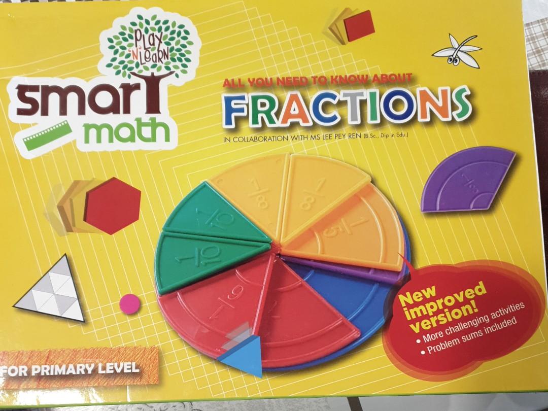 Primary Math Fraction Learning Activities, Hobbies & Toys, Books ...