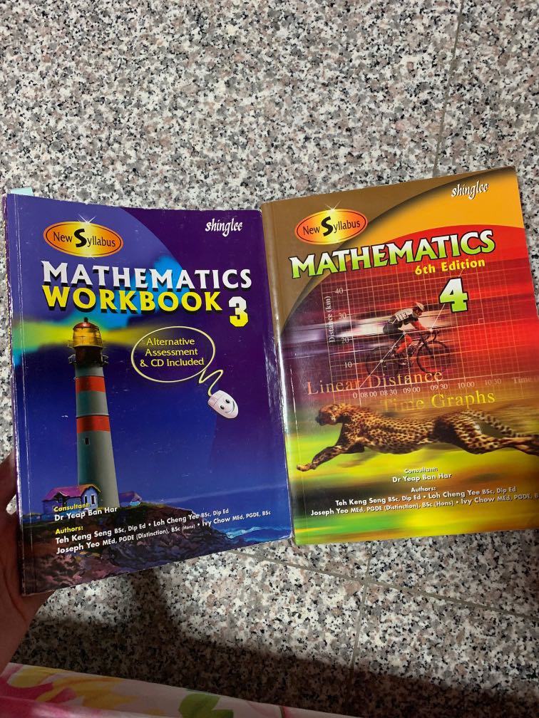 Sec 3 and 4 math shinglee workbook, Hobbies & Toys, Books & Magazines ...