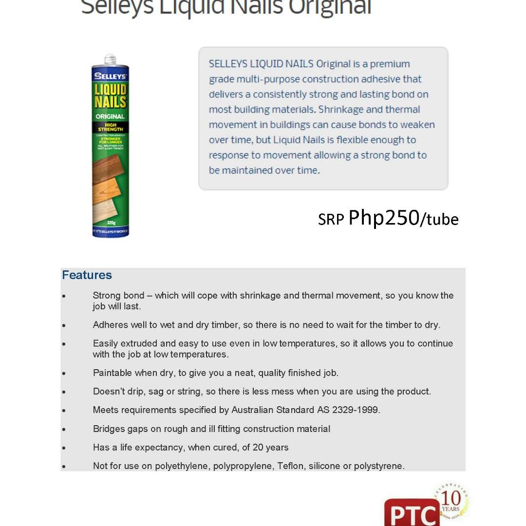Selly's Liquid Nail, Hobbies & Toys, Stationary & Craft, Craft Supplies ...