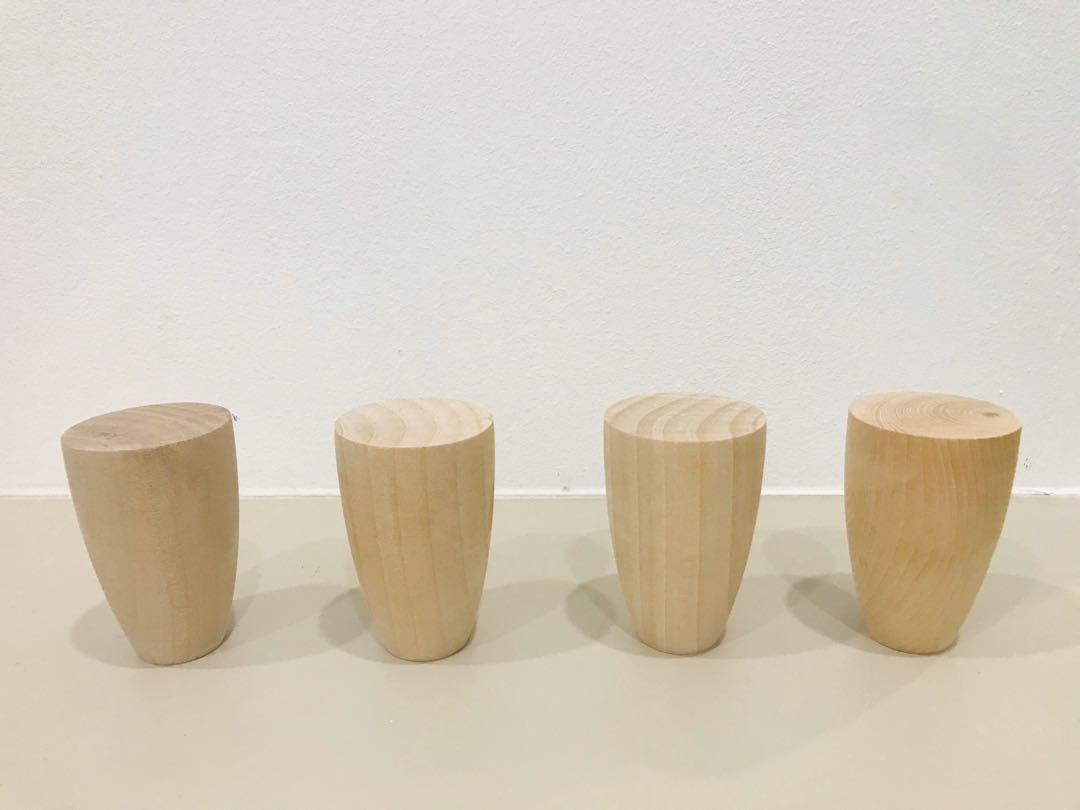 Sofa, stool or chairs cone wooden’s legs, Furniture & Home Living ...