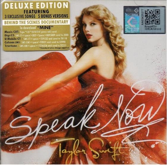 Taylor Swift Speak Now Deluxe Edition CD "With Video Content", Hobbies ...
