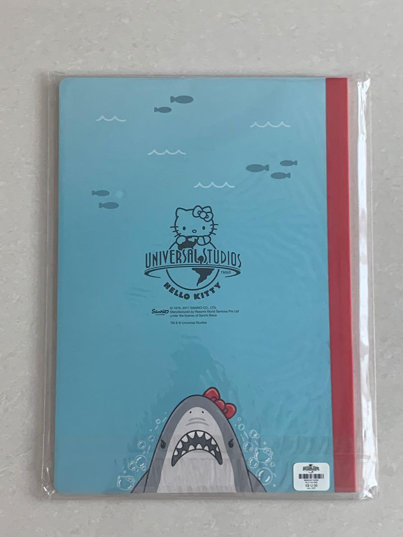 Universal studios Singapore hello kitty jaws A4 notebook, Hobbies ...