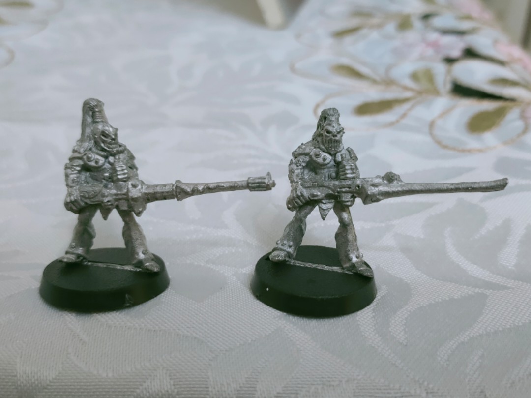 Warhammer 40K Eldar Harlequins Death Jester x2 Rogue Trader Metal OOP ...