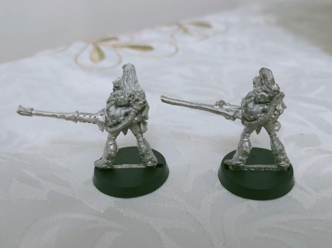 Warhammer 40K Eldar Harlequins Death Jester x2 Rogue Trader Metal OOP ...