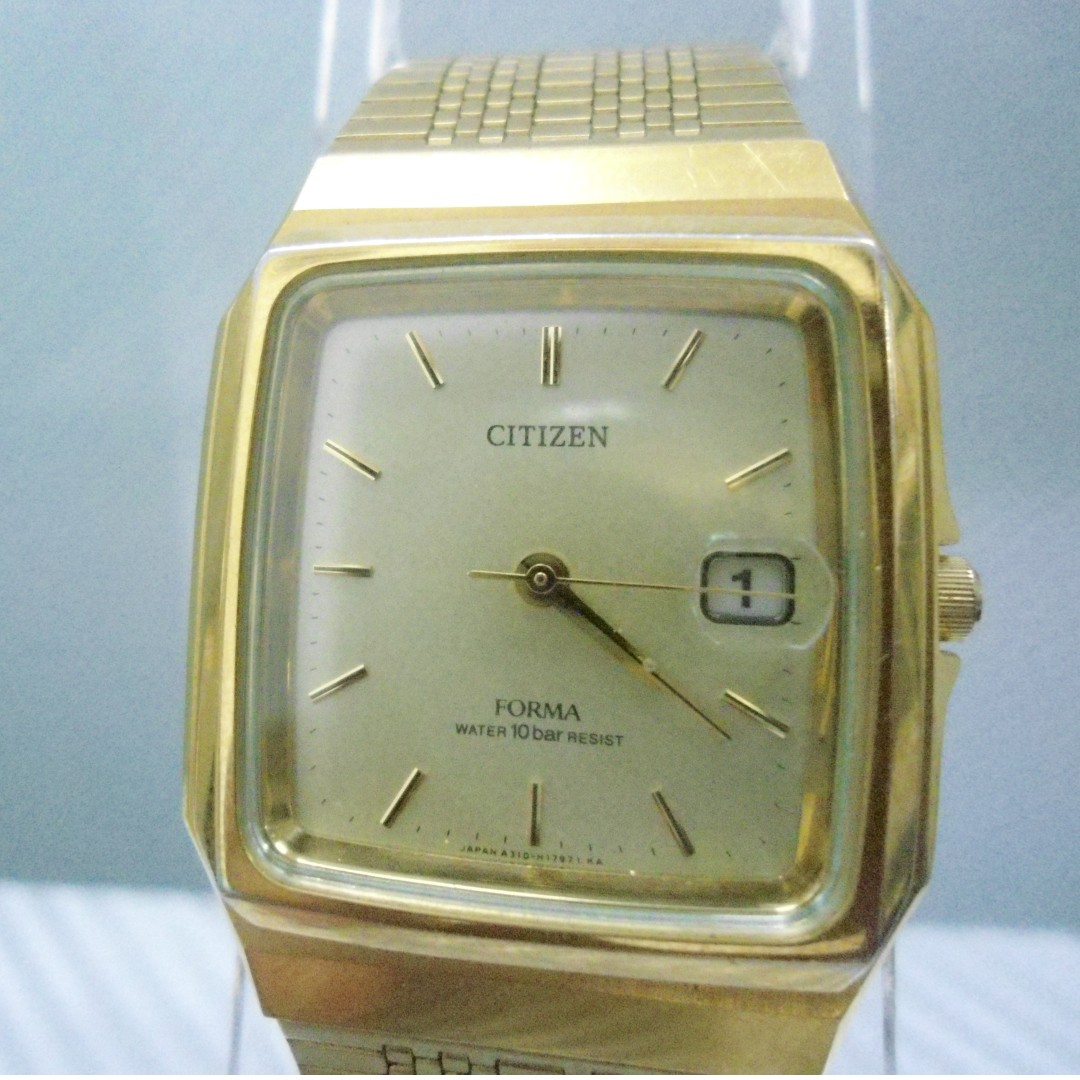 Citizen Forma Ecodrive Gold Plated, Men's Fashion, Watches ...