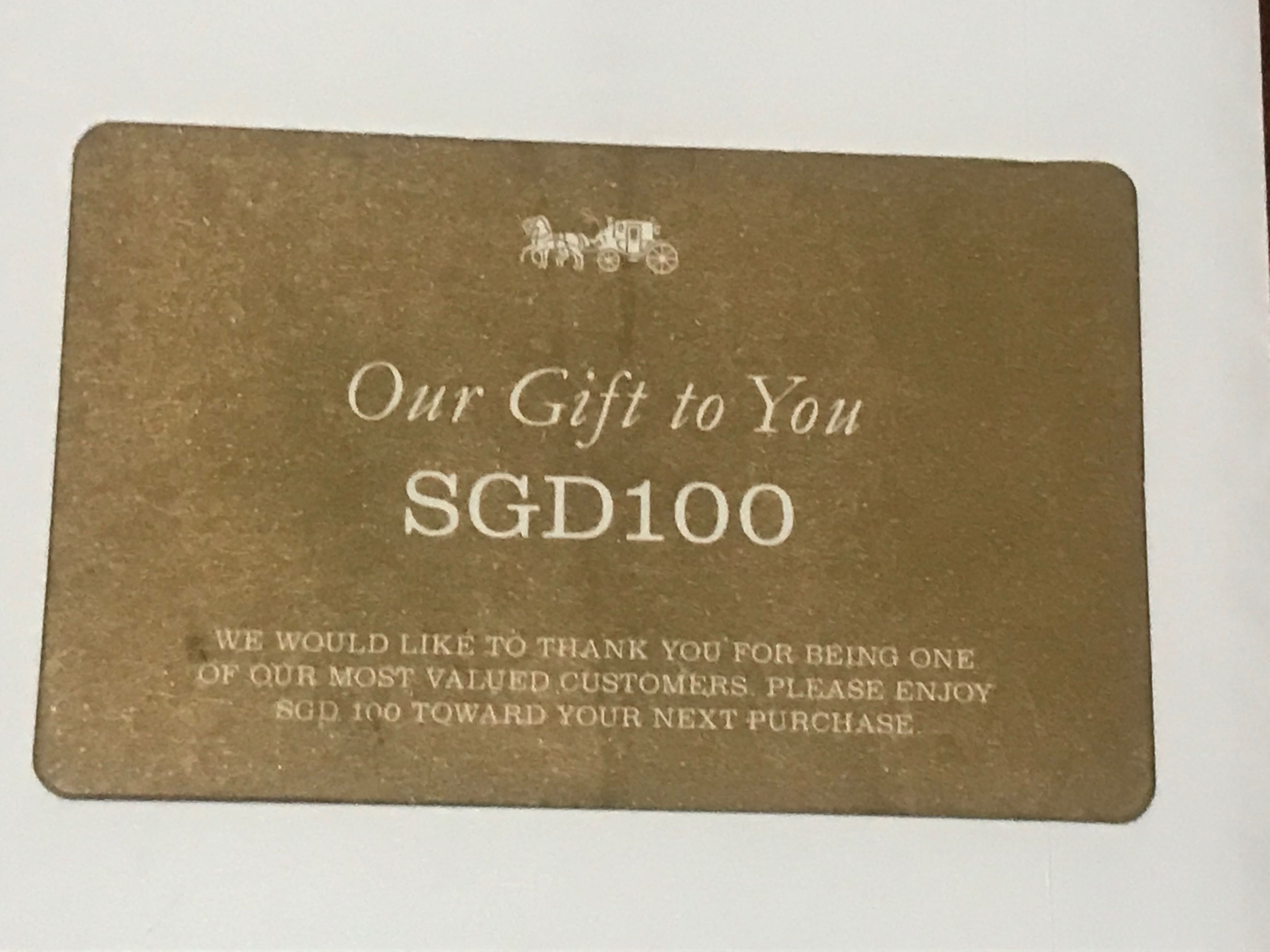 COACH $100 voucher valid till 18 November 2019, Luxury, Bags & Wallets ...