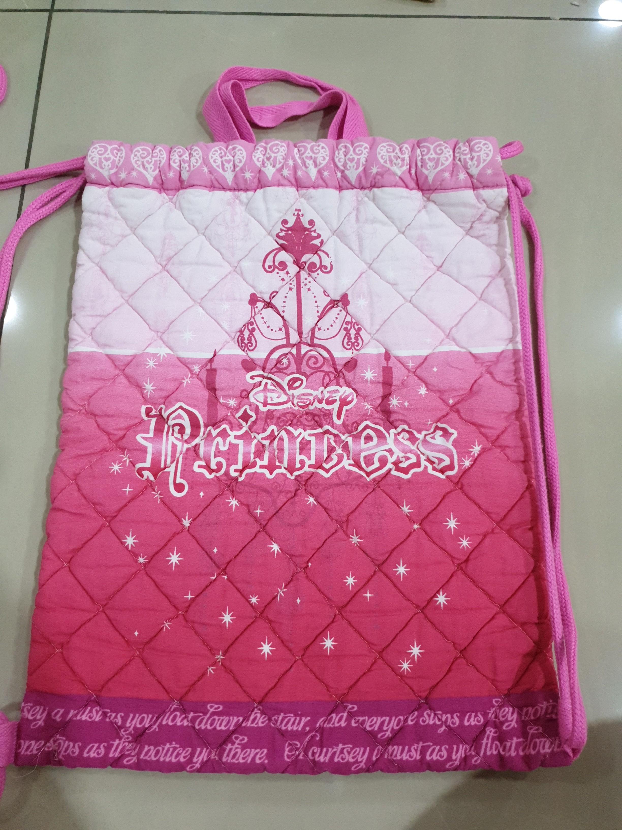 Disney princess drawstring bag, Women's Fashion, Bags & Wallets, Tote ...