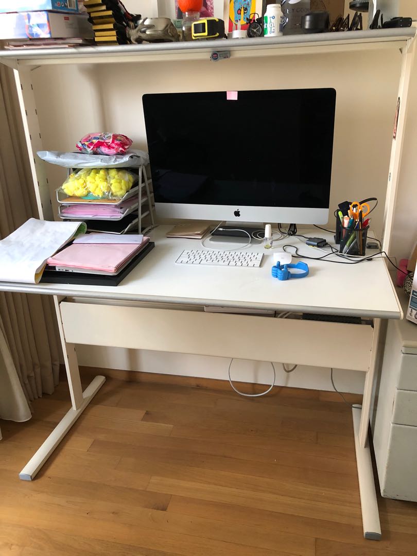 IKEA Study Table, Furniture & Home Living, Furniture, Tables & Sets on ...