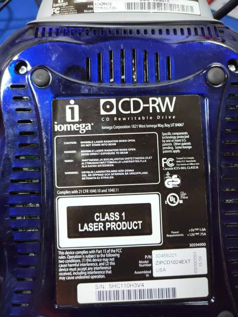 Iomega predator CD-RW External drive @$40 each @B1/2, Computers & Tech ...