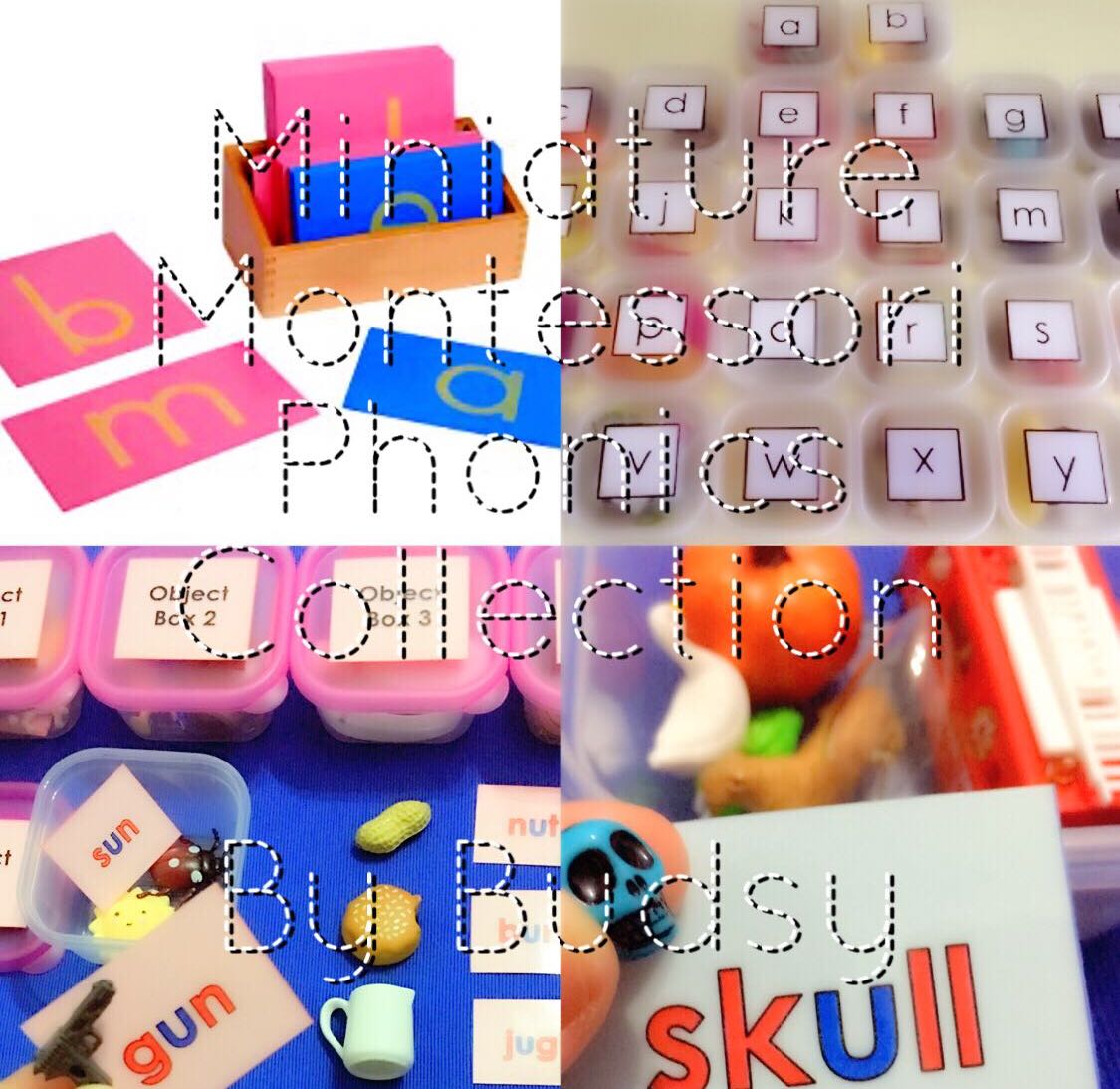 Miniature Montessori Phonics Collection by Budsy, Hobbies & Toys, Toys ...