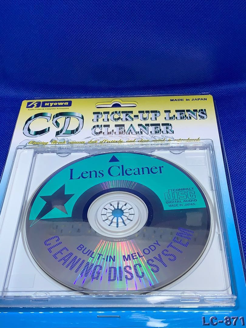 KYOWA LENS CLEANER FOR CDP/DVD/VCD/CDT, TV & Home Appliances, TV ...