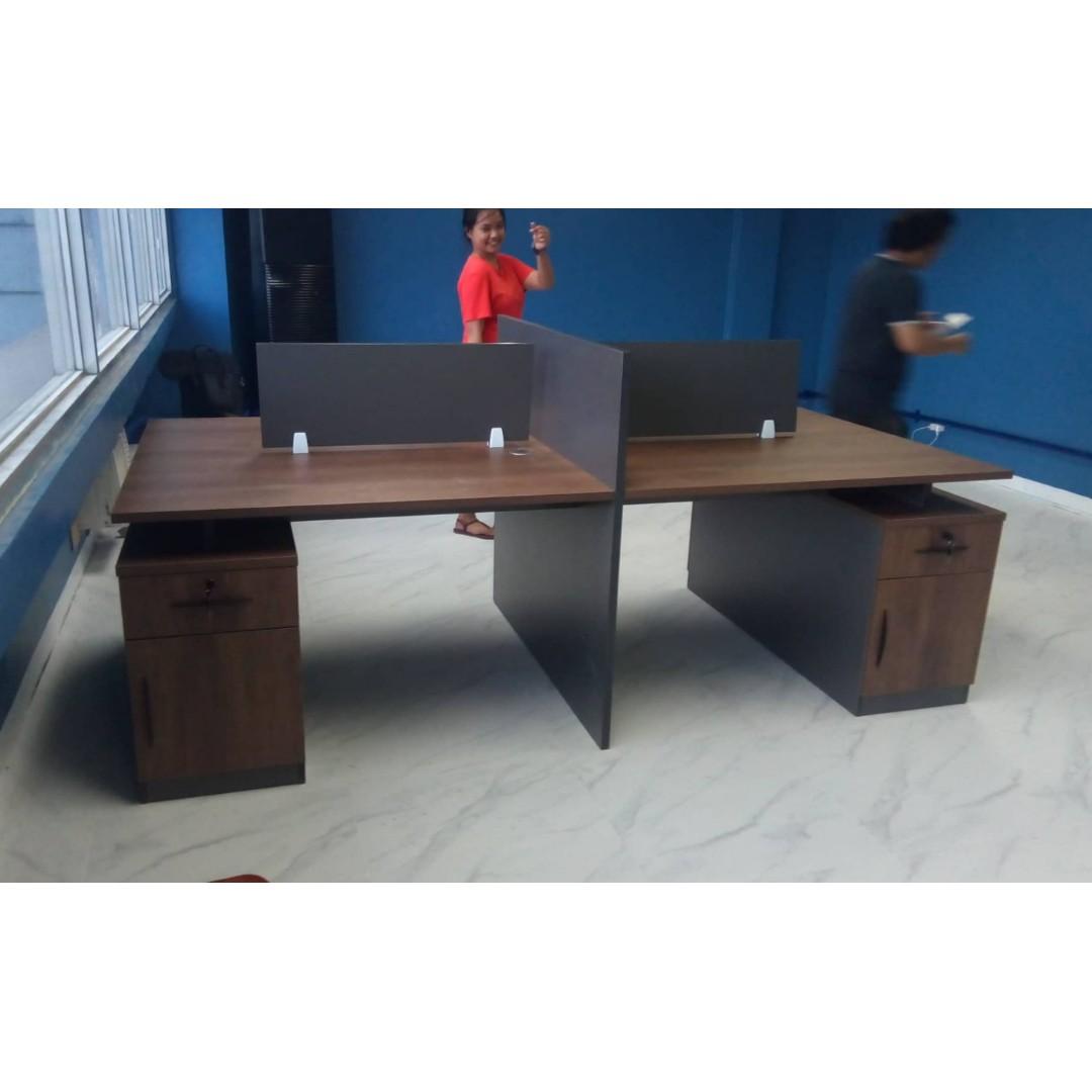 Linear Workstation ( Ready Made ) Partition, Furniture & Home Living ...