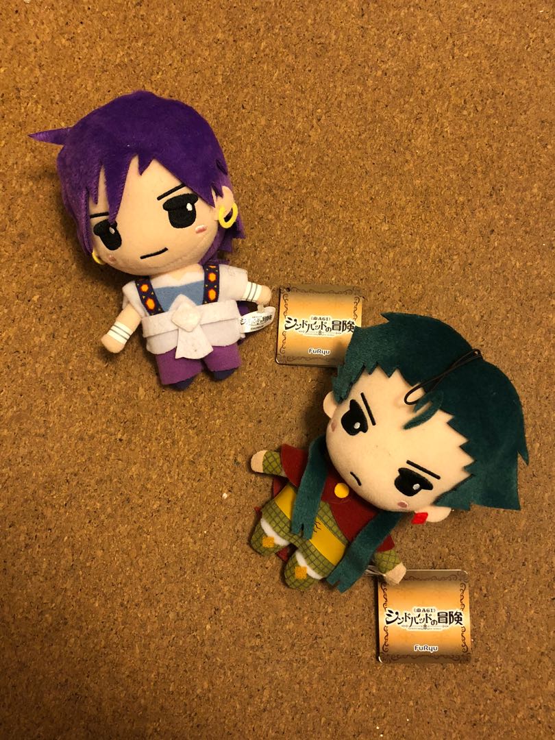 Magi: Adventure of Sinbad Plush - Sinbad & Drakon, Hobbies & Toys, Toys ...