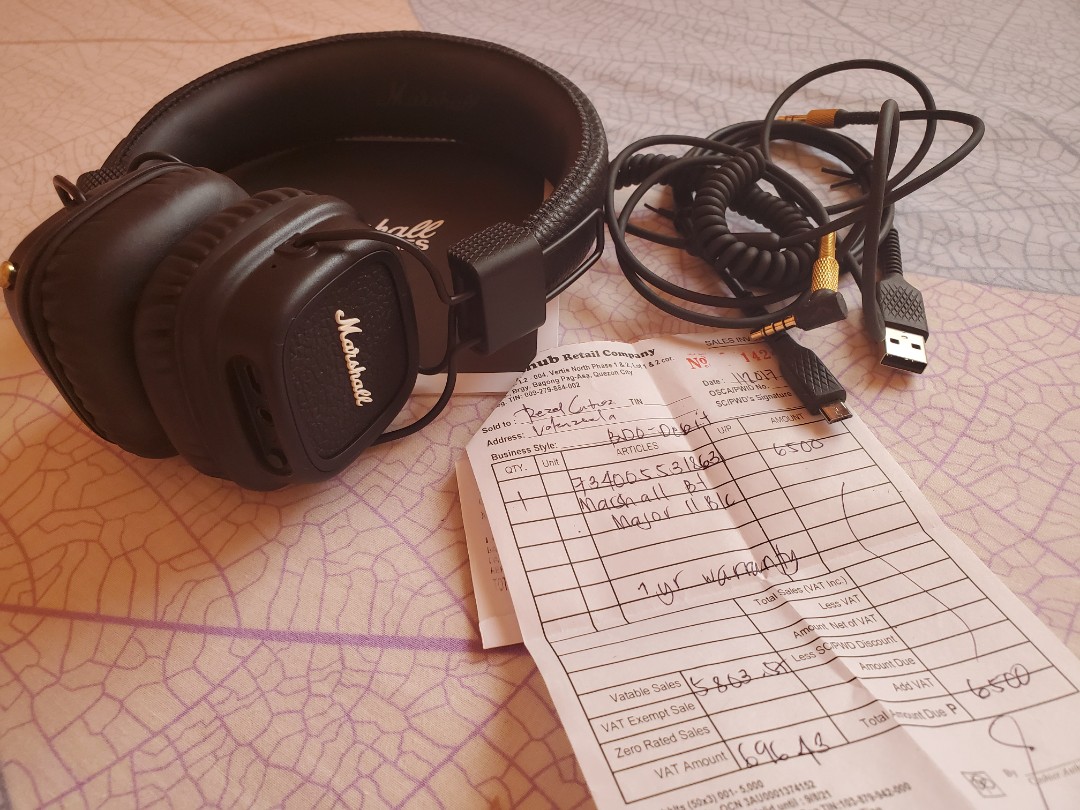 Marshall Major II Bluetooth Headset, Audio, Headphones & Headsets on ...
