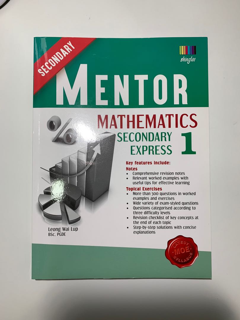 Mentor Mathematics Secondary 1 Express, Hobbies & Toys, Books ...