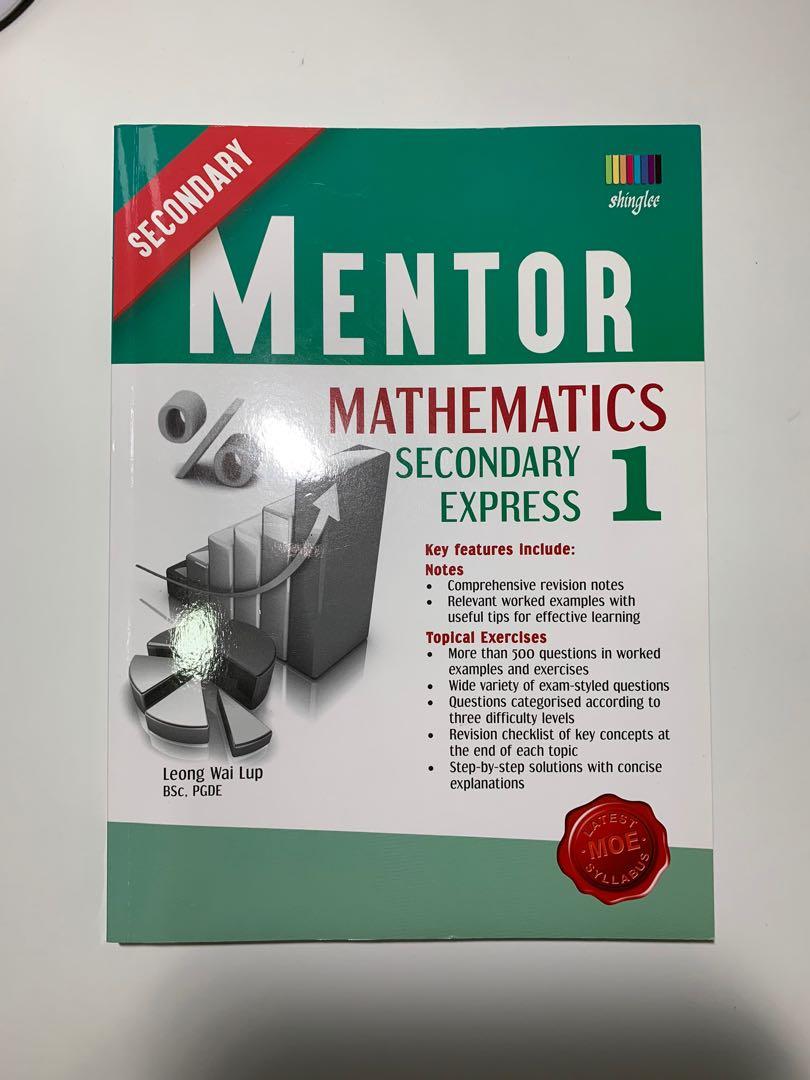 Mentor Mathematics Secondary 1 Express, Hobbies & Toys, Books ...