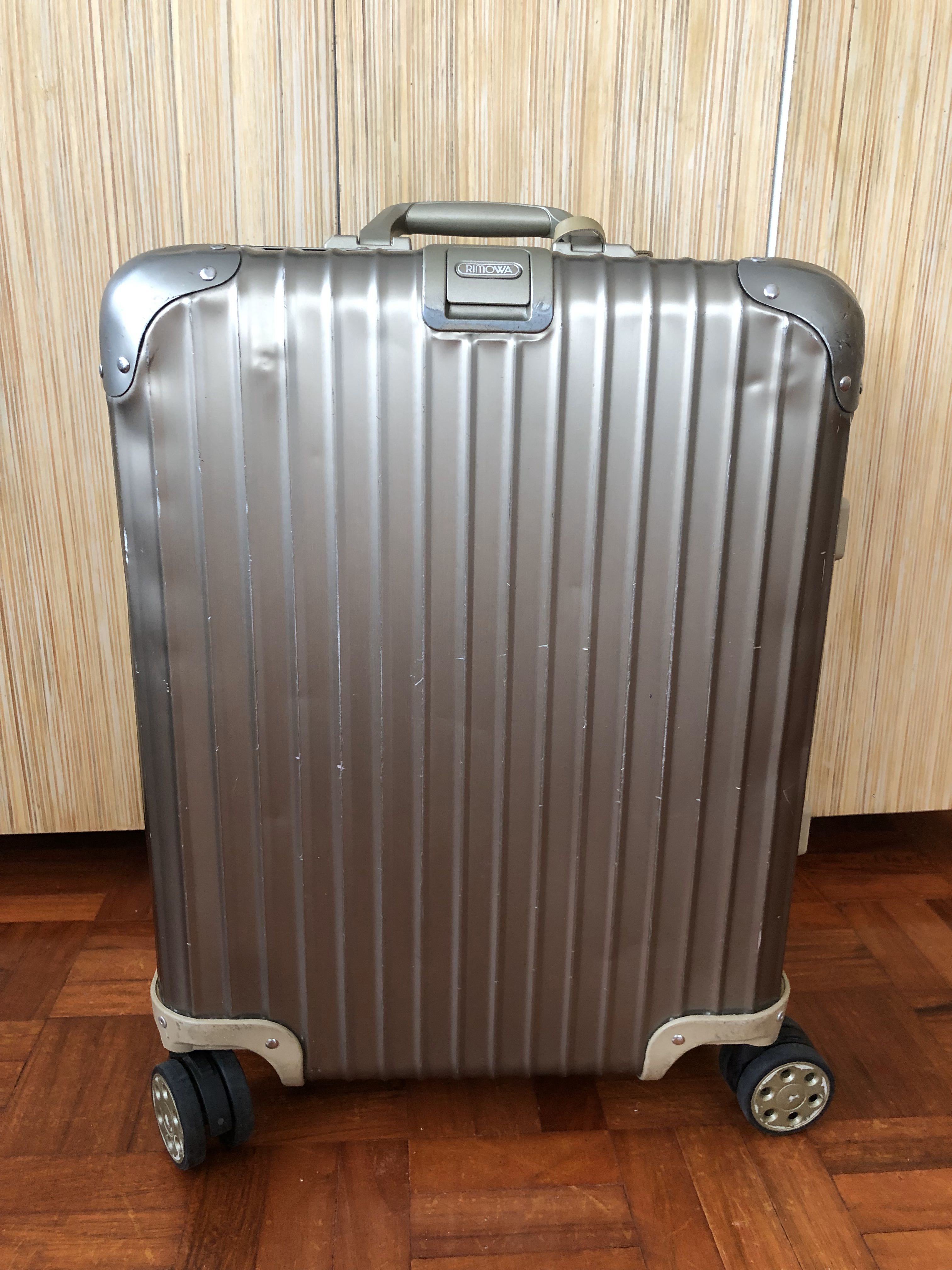 Rimowa Topas Titanium Luggage Original, Luxury, Bags & Wallets on Carousell