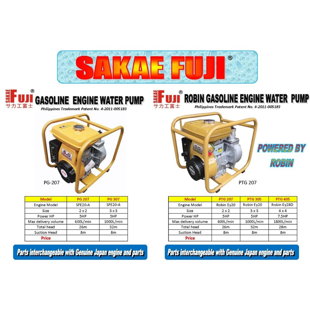 Sakae Fuji Gasoline Engine Water Pump, Everything Else, Others on Carousell