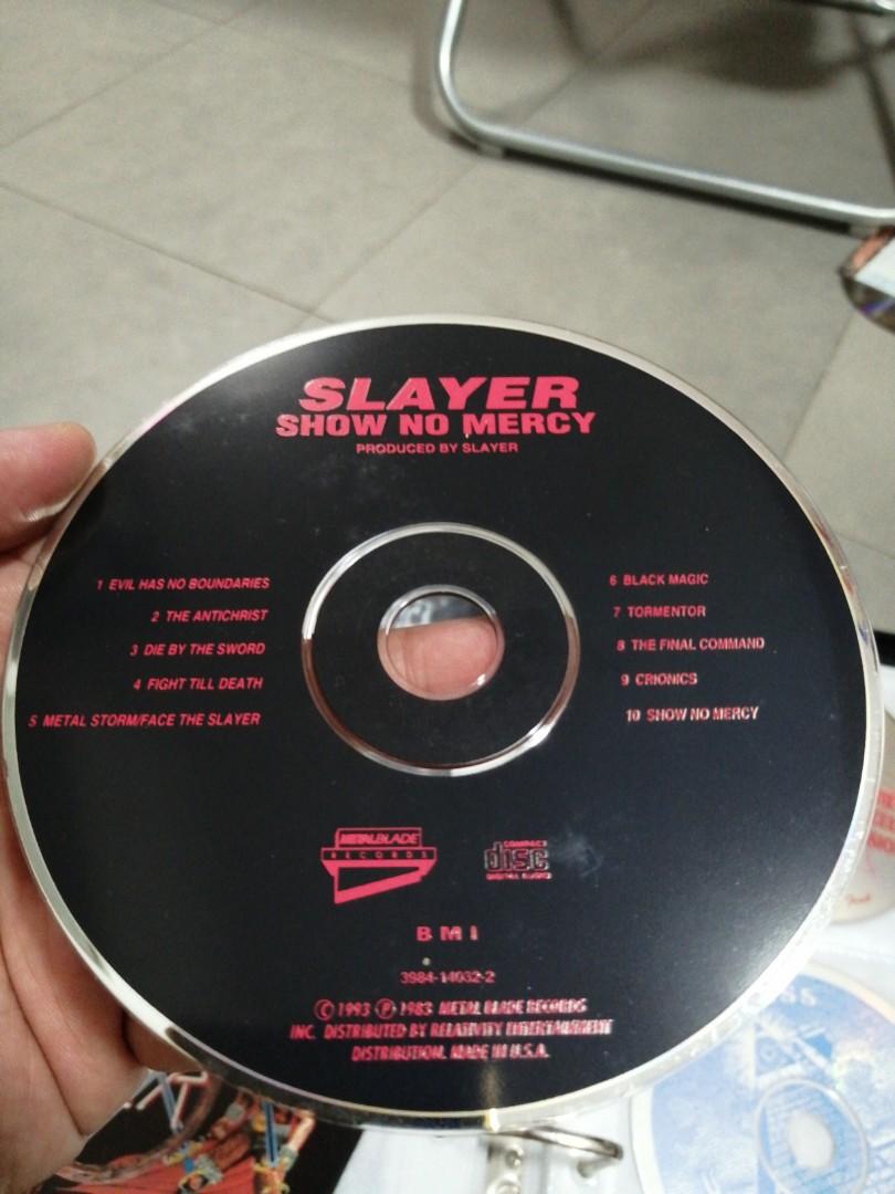 Slayer collector CD show no mercy 1st album, Hobbies & Toys, Music ...
