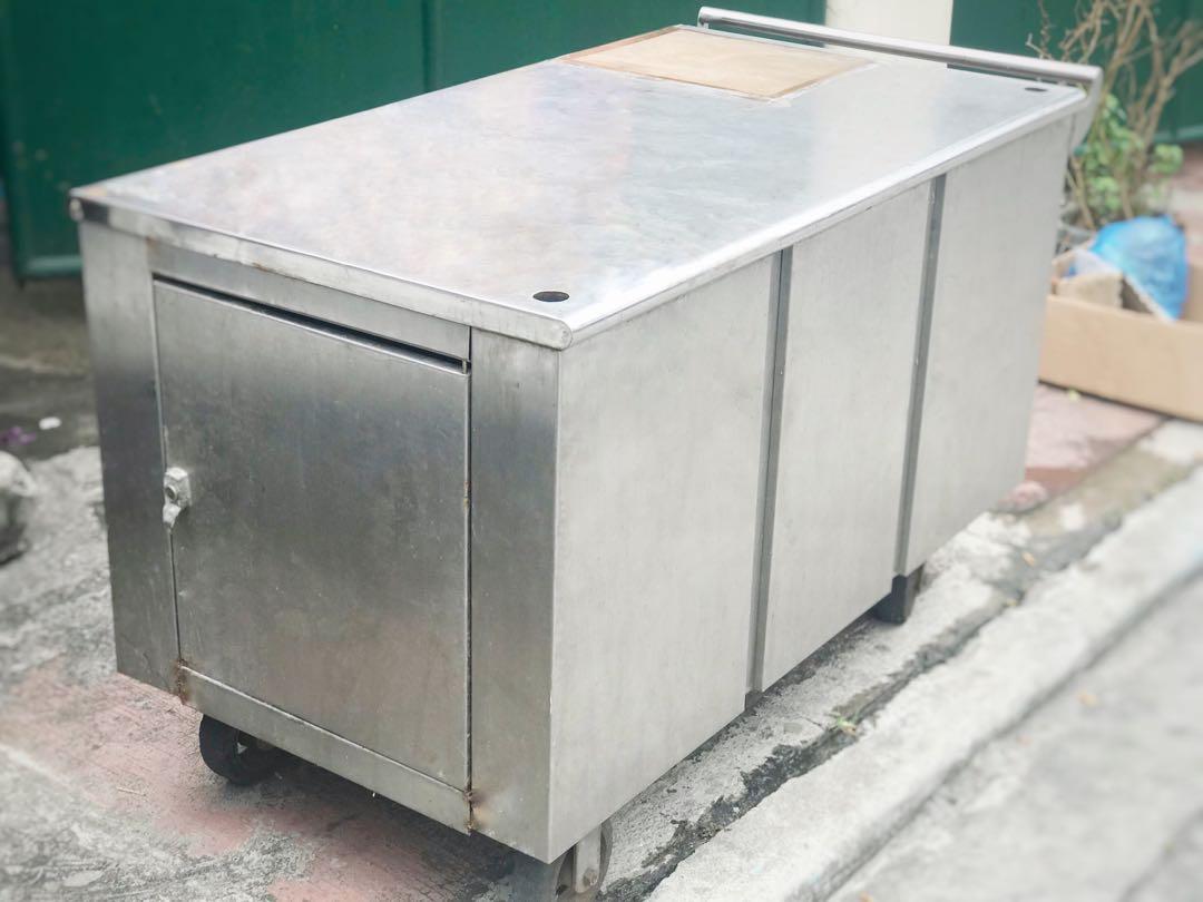 Stainless Steel Food Cart, Food & Drinks, Chilled & Frozen Food on ...