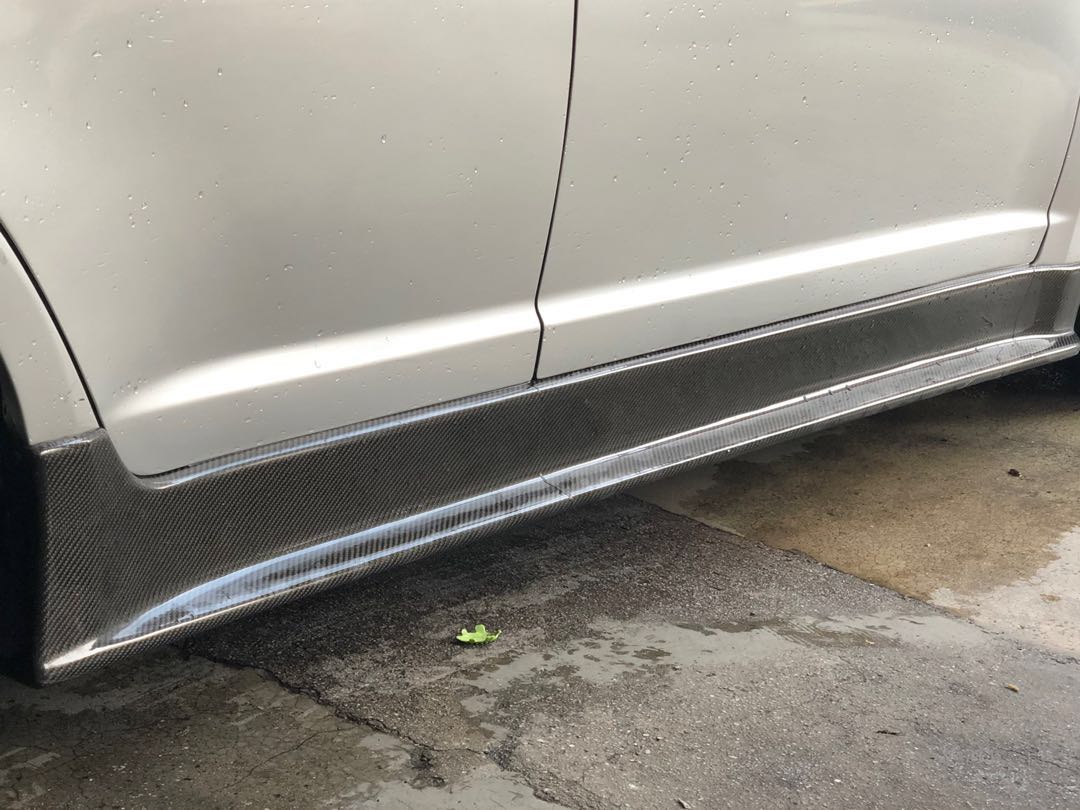 Swift skirting SLR carbon fiber, Auto Accessories on Carousell