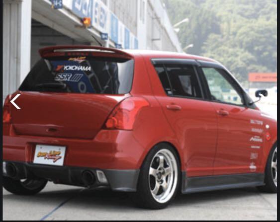 Swift skirting SLR carbon fiber, Auto Accessories on Carousell