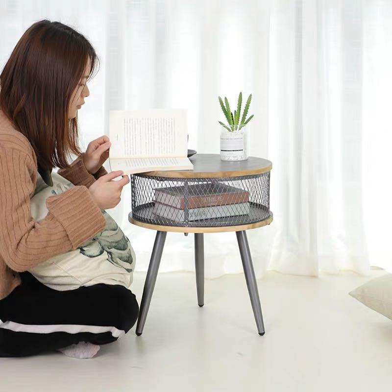 TAYLOR Mesh Round Side Table / CST06, Furniture & Home Living ...