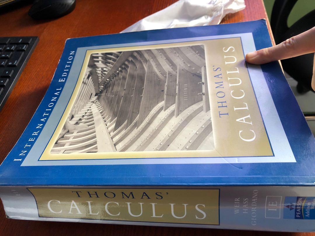 Thomas calculus textbook, Hobbies & Toys, Books & Magazines, Textbooks ...