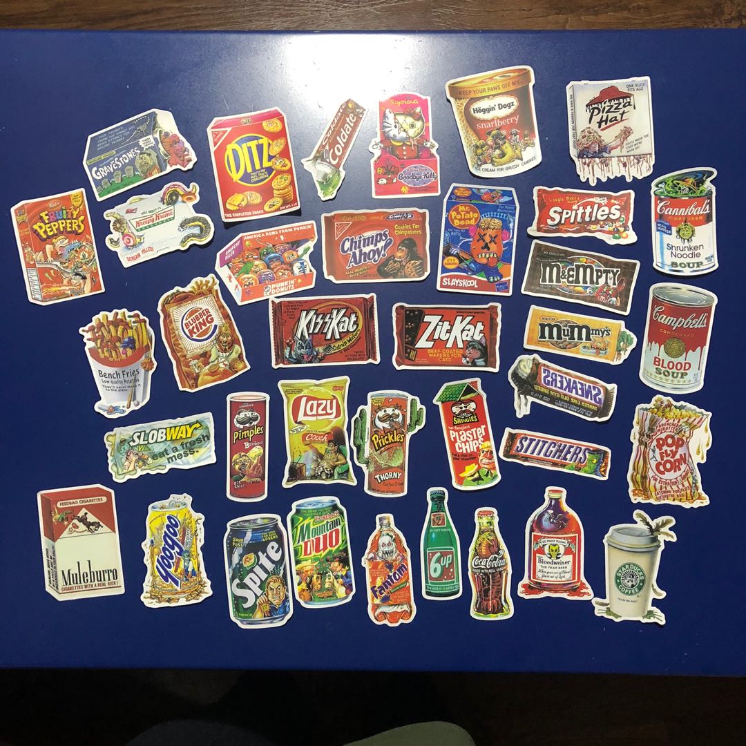 VINTAGE Food Stickers, Hobbies & Toys, Memorabilia & Collectibles ...