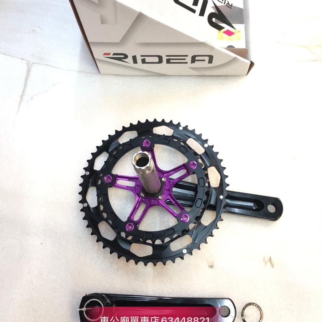 好消息啱到 RIDEA Birdy 專用 Ridea 53/39T 5爪 氣動餅 3D24曲柄 雙盤 專用現貨, 運動產品, 單車及配件 ...