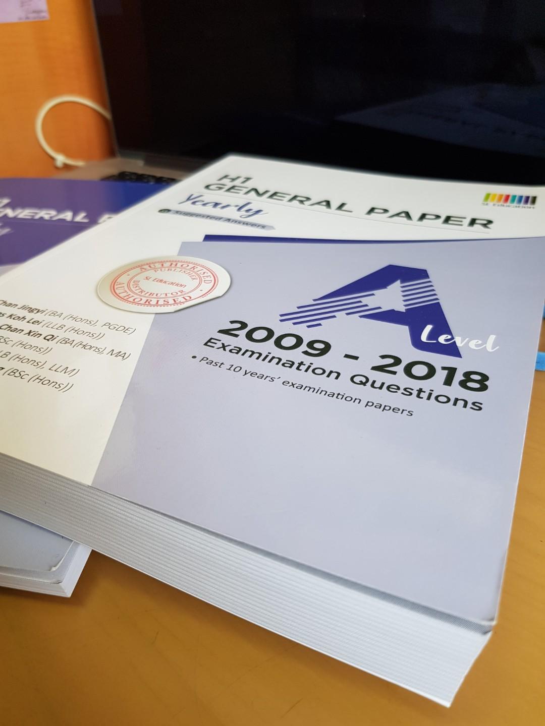 A Levels TYS H1 General Paper (GP), Hobbies & Toys, Books & Magazines ...