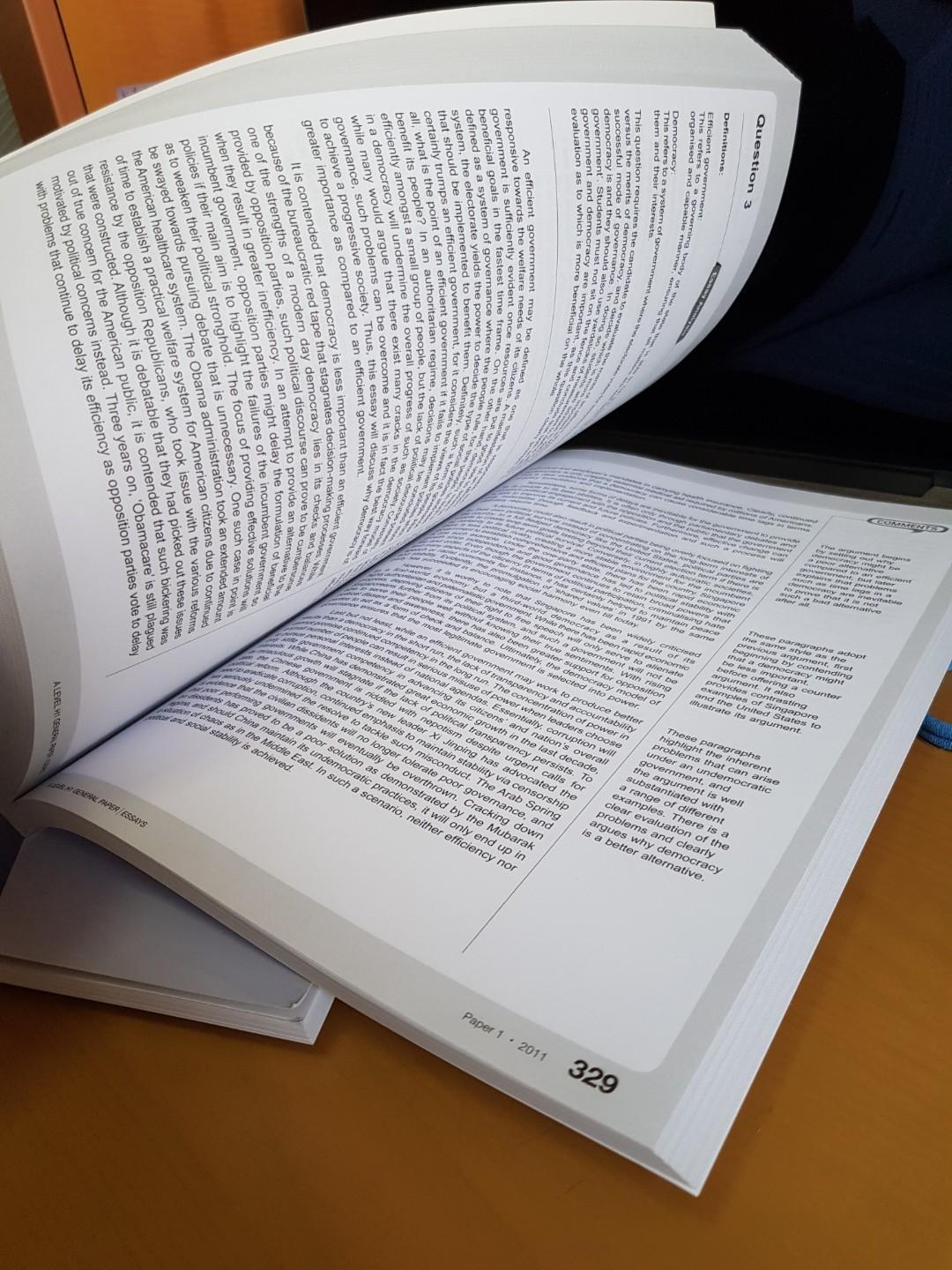 A Levels TYS H1 General Paper (GP), Hobbies & Toys, Books & Magazines ...