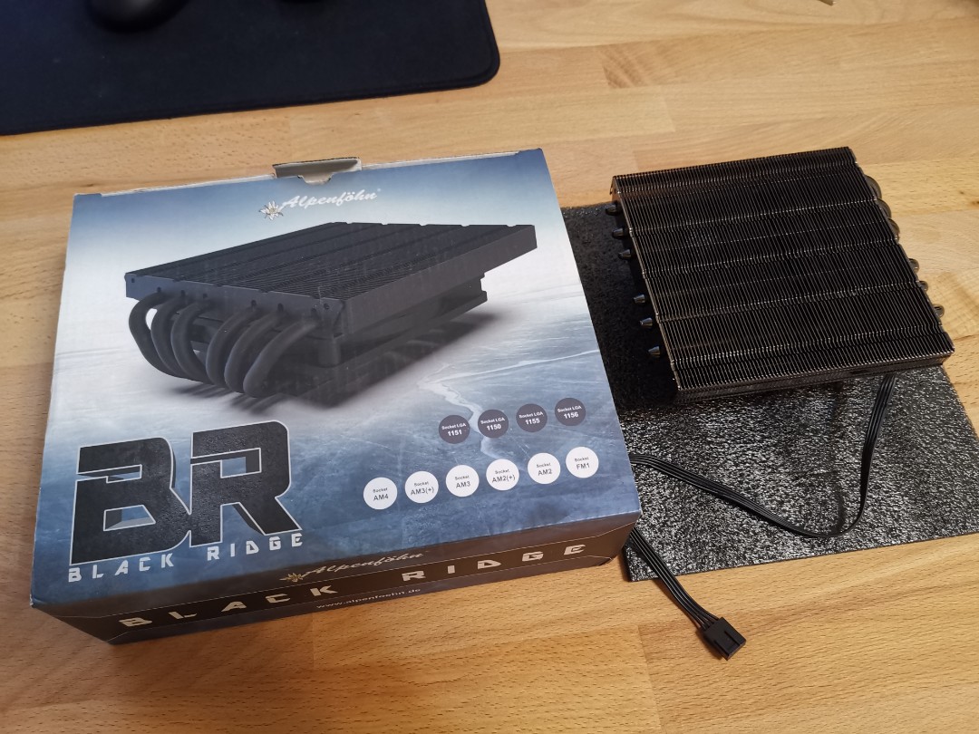 Alpenfohn Black Ridge low profile cooler (V2), Computers & Tech, Parts ...