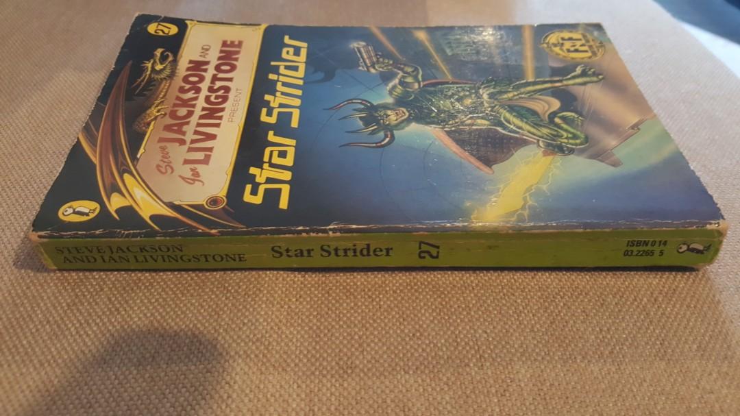 Fighting Fantasy Game Book 27: Star Strider, Steve Jackson and Ian ...