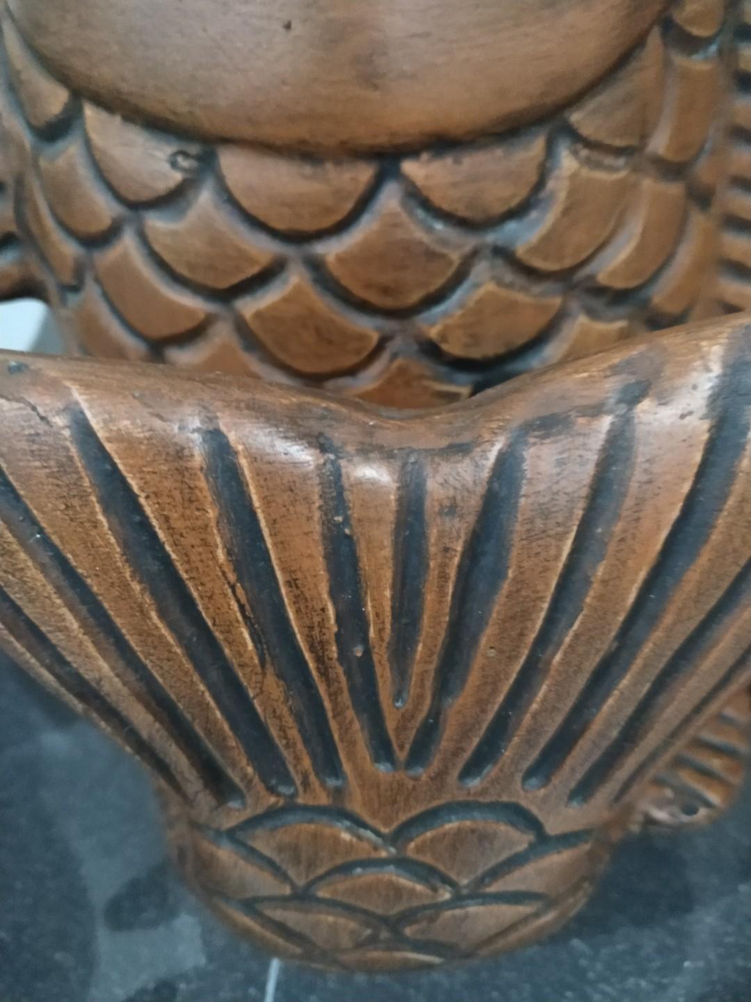 Fish Nemo Brown Vase & Sculpture Pottery, Furniture & Home Living, Home ...