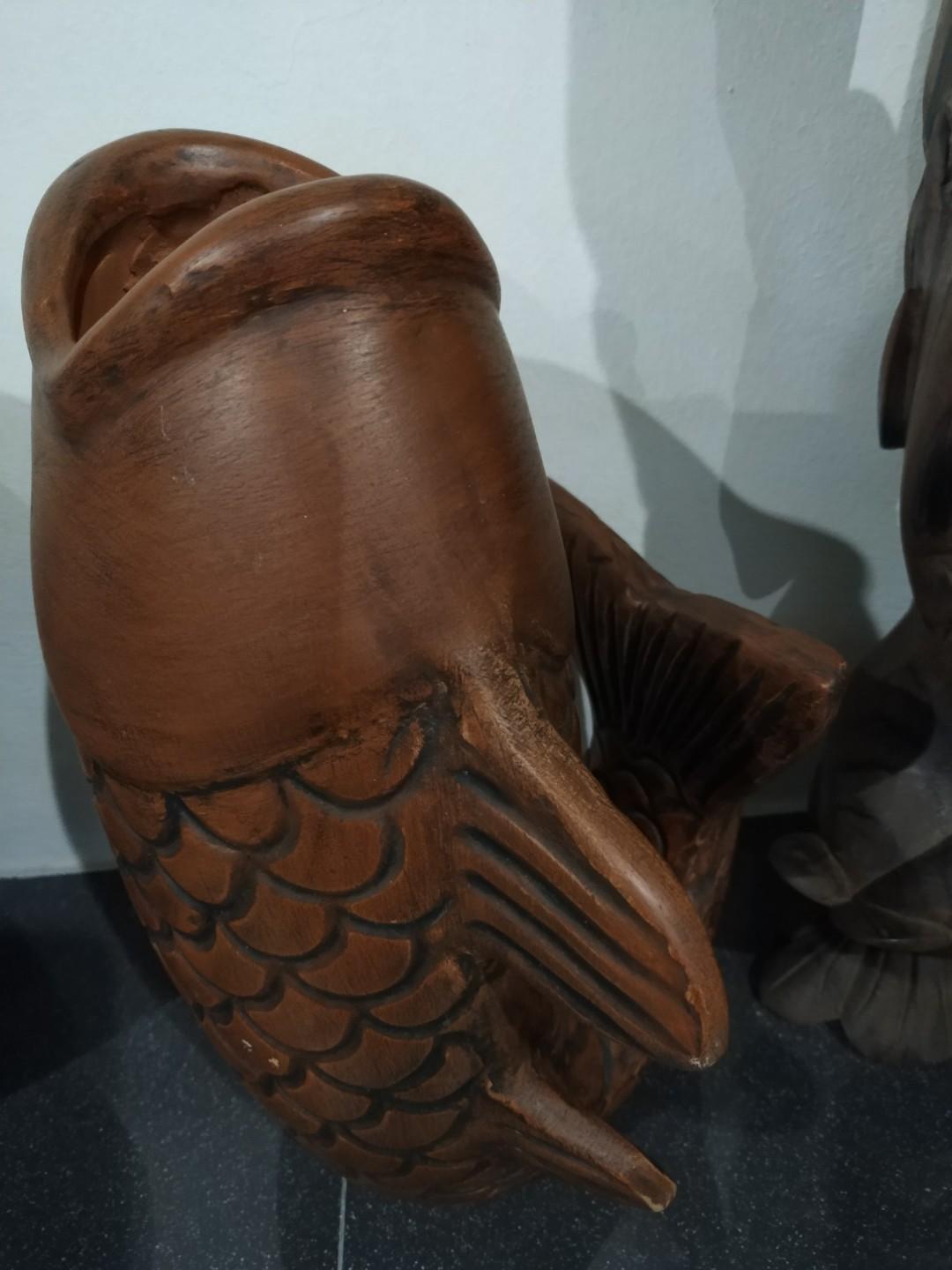 Fish Nemo Brown Vase & Sculpture Pottery, Furniture & Home Living, Home ...