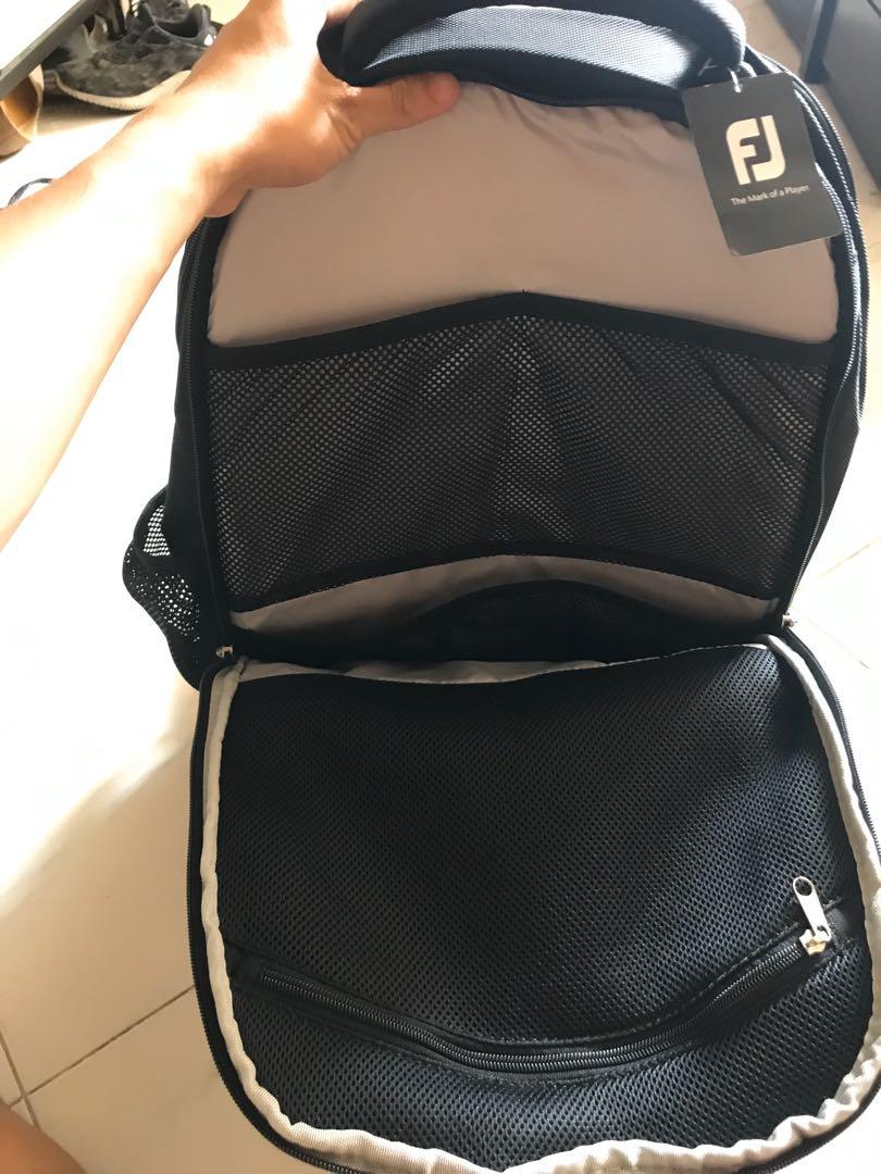 FootJoy Backpack - Black, Women's Fashion, Bags & Wallets, Backpacks on ...