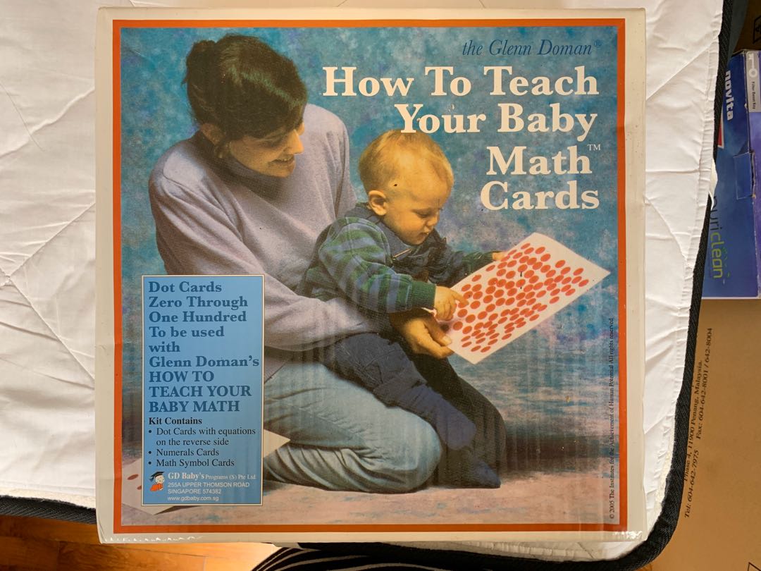 How to teach your baby Math - Glenn Doman method, Hobbies & Toys, Books ...