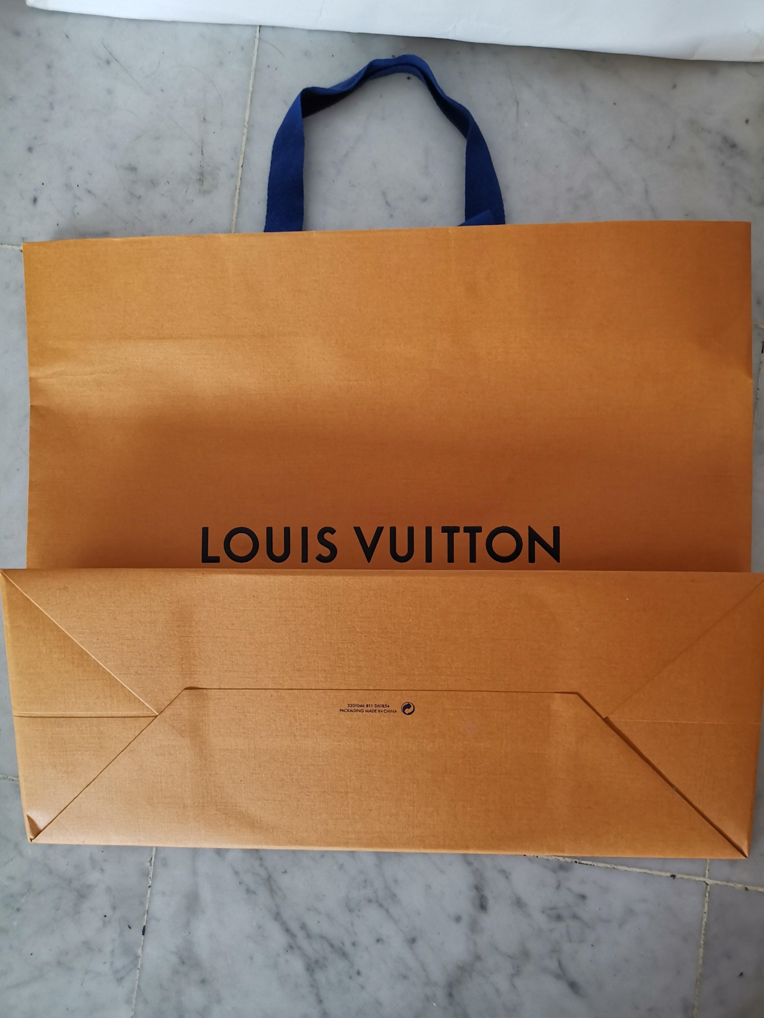 Large/medium LV Box //LV Paper bag, Luxury, Accessories on Carousell