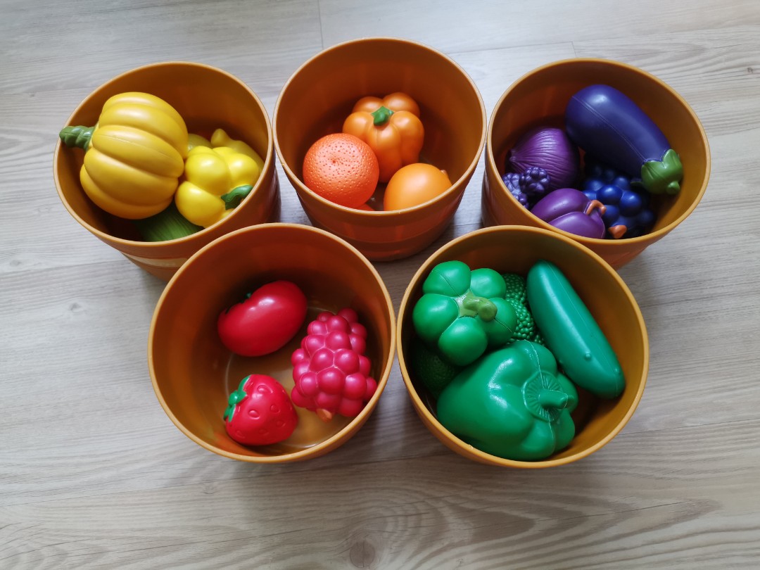 Learning Resources Farmers Market Sorting Baskets, Hobbies & Toys, Toys ...