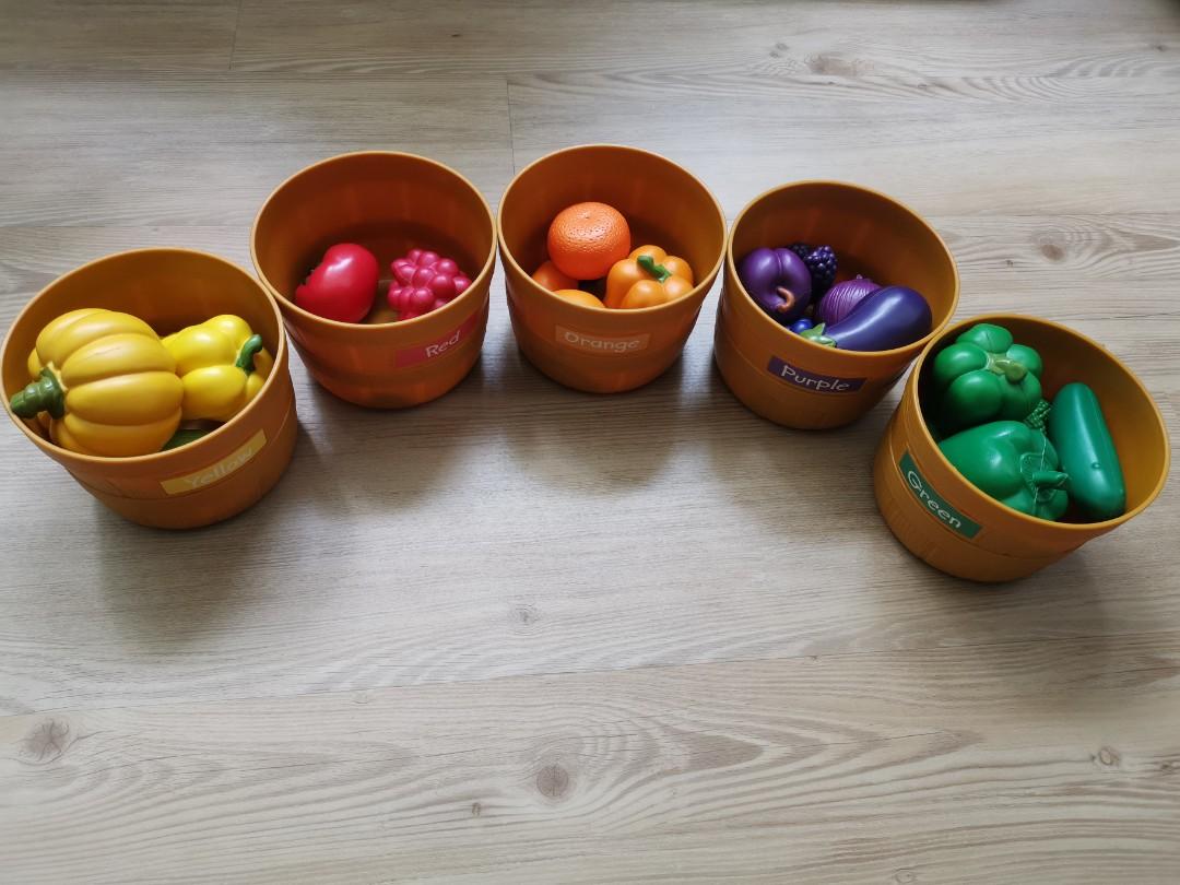 Learning Resources Farmers Market Sorting Baskets, Hobbies & Toys, Toys ...