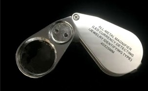 Magnifying Glass / Loupe / Diamond / Jewel / UV / 40X zoom / Magnifier ...