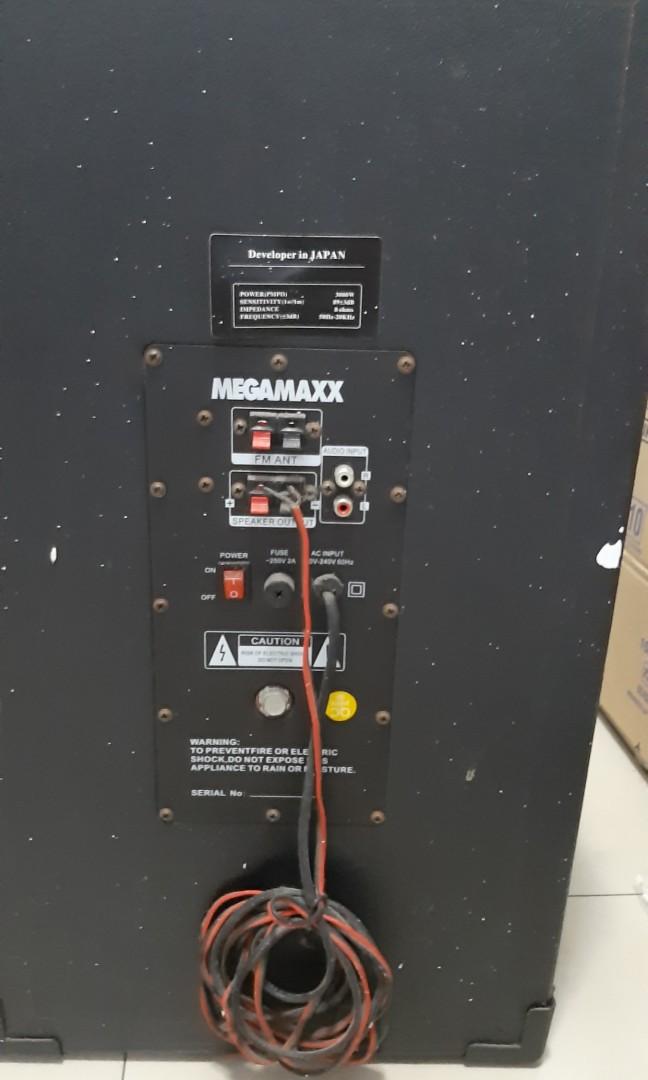 MegaMaxx Speakers, Audio, Soundbars, Speakers & Amplifiers on Carousell