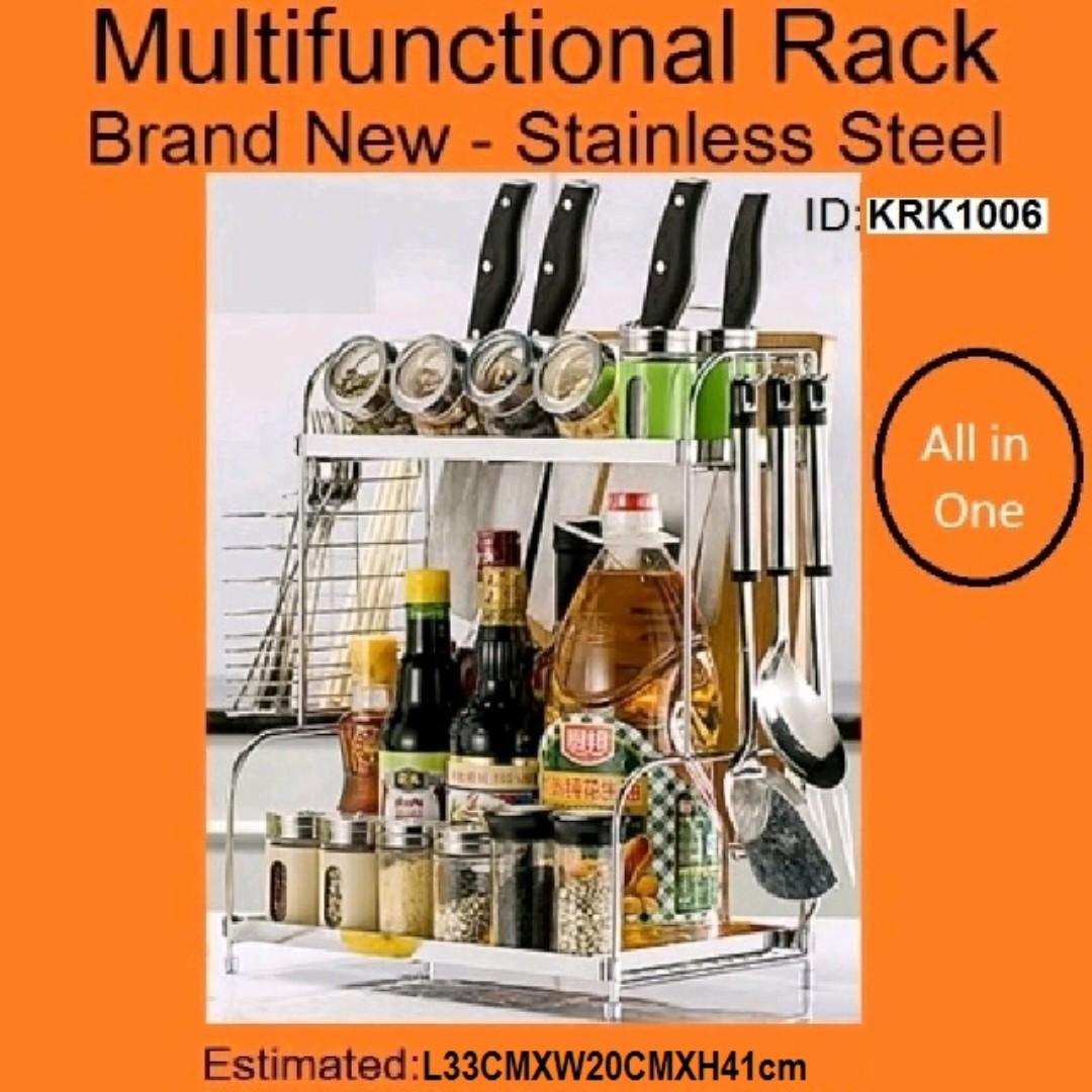 Multifunctional Stainless Steel Rack - Brand New Piece, Furniture ...