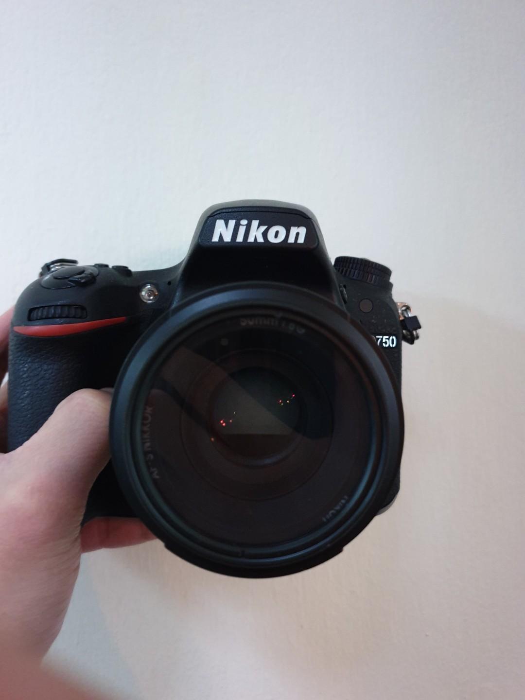 Nikon D750 bundle w low shutter count, Photography, Cameras on Carousell