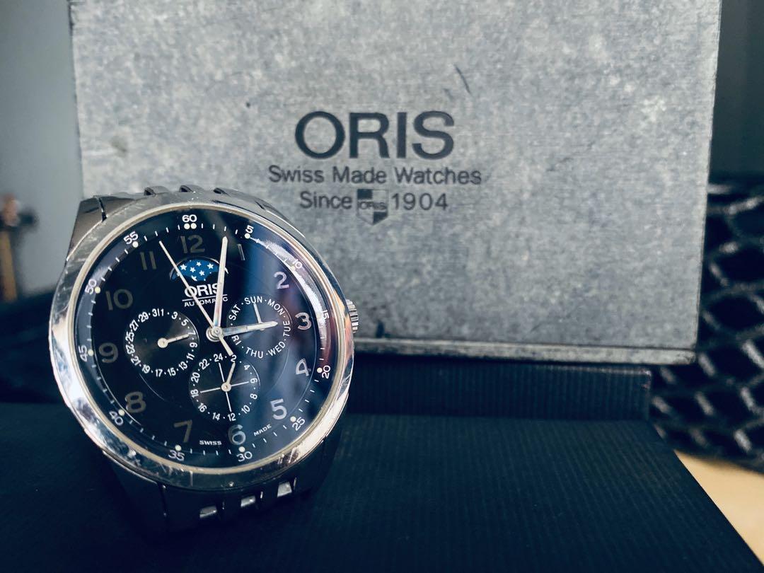 Oris 7516 Artelier MoonPhase automatic, Men's Fashion, Watches & Accessories, Watches on Carousell