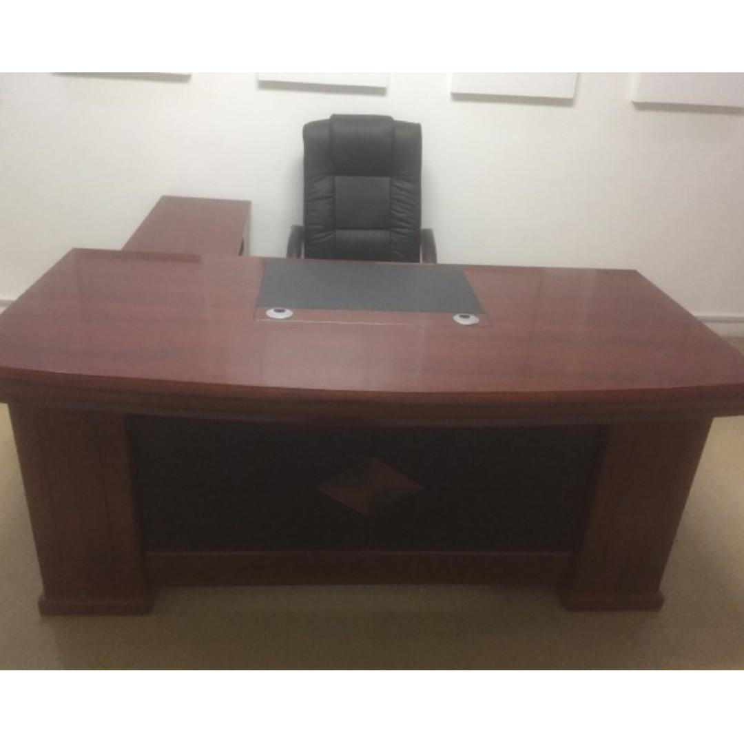 Queens Office Table, Furniture & Home Living, Office Furniture ...